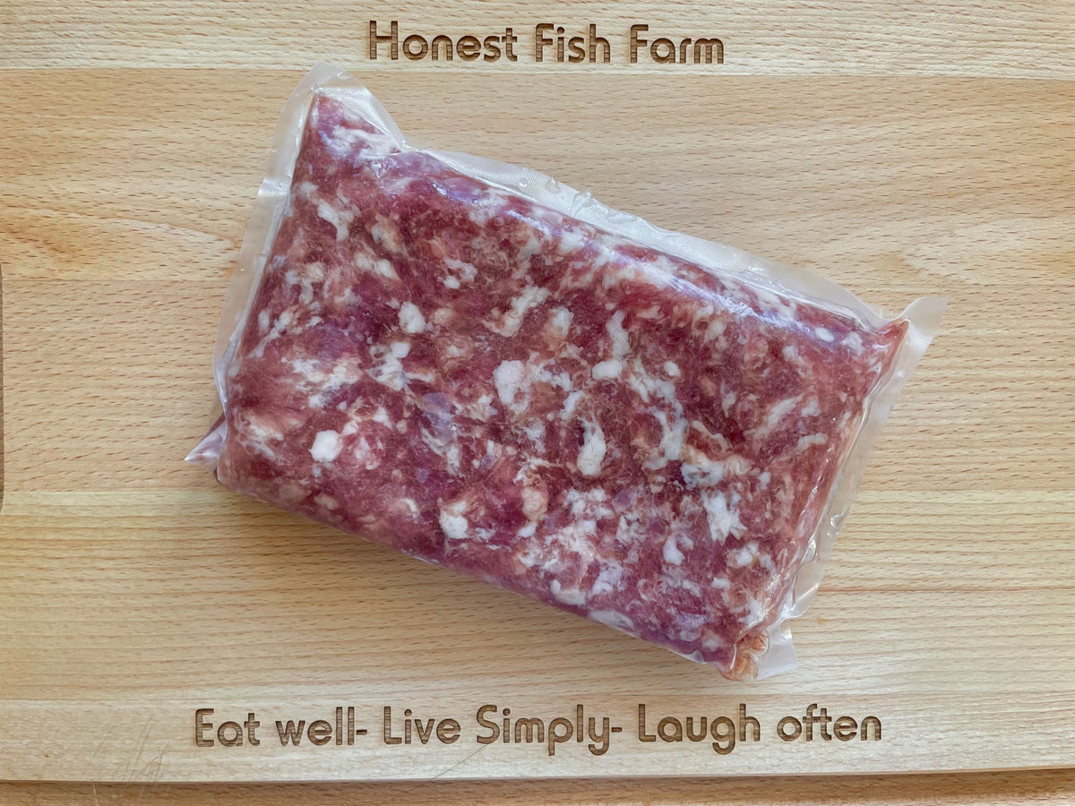 Fresh Ground Pork – Honest Fish Farm